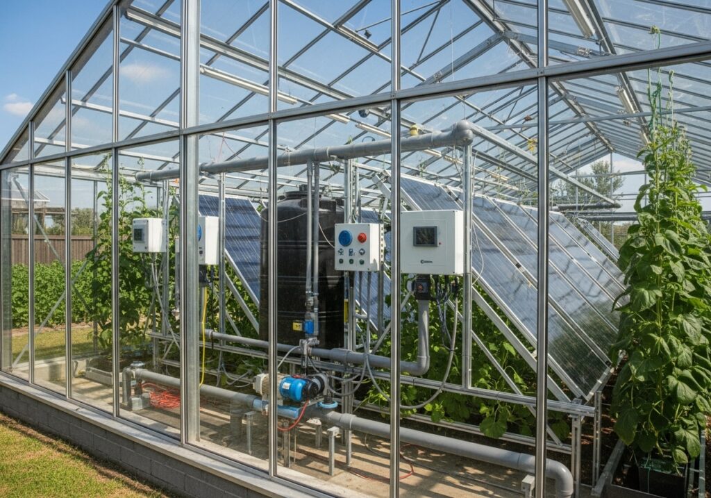 Solarheizung fürs Gewächshaus - Vorteile und Lösungen